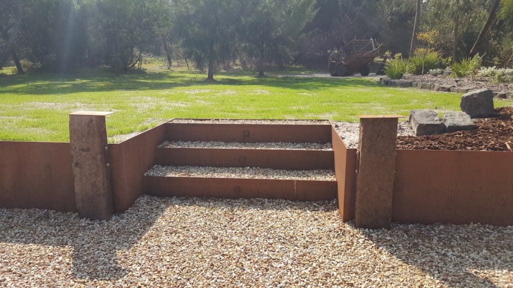 Retaining Walls | Steel and Stone Retaining Walls
